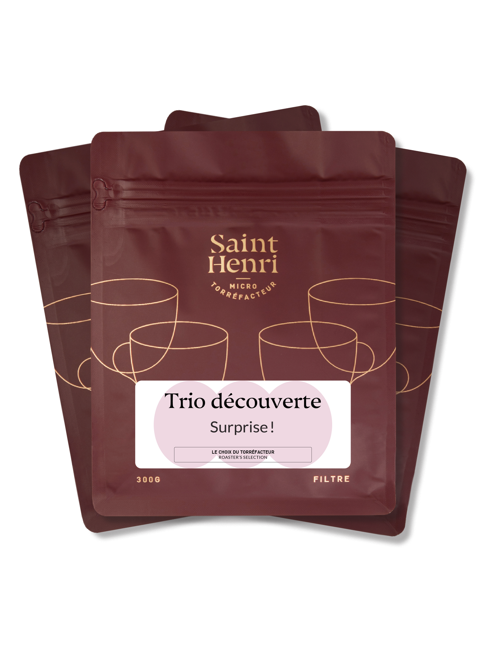 Trio découverte, filtre